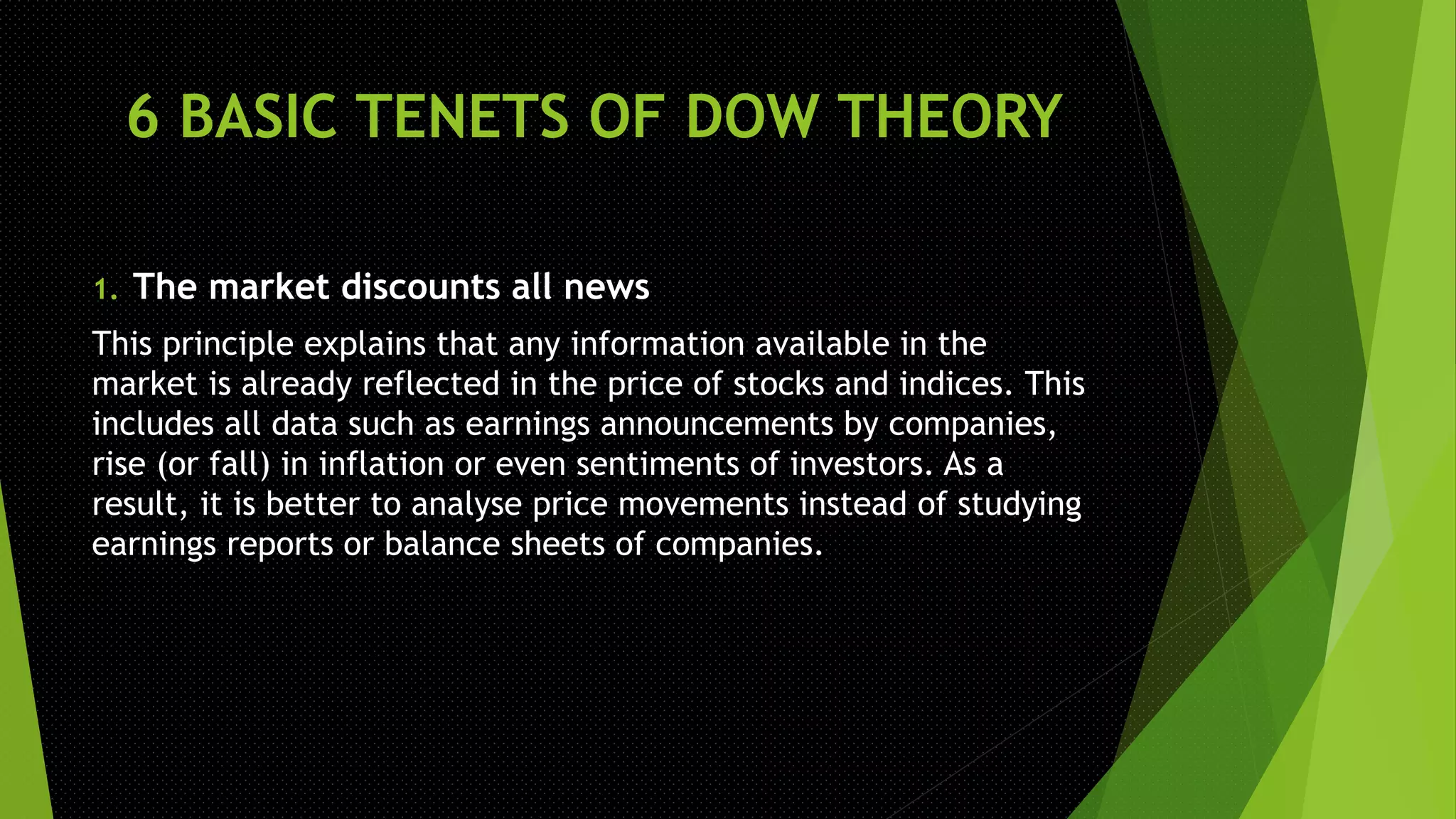 Dow theory ppt | PPTX