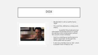 Dox Presentation | PPT