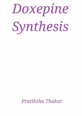 Doxepine Synthesis | PDF