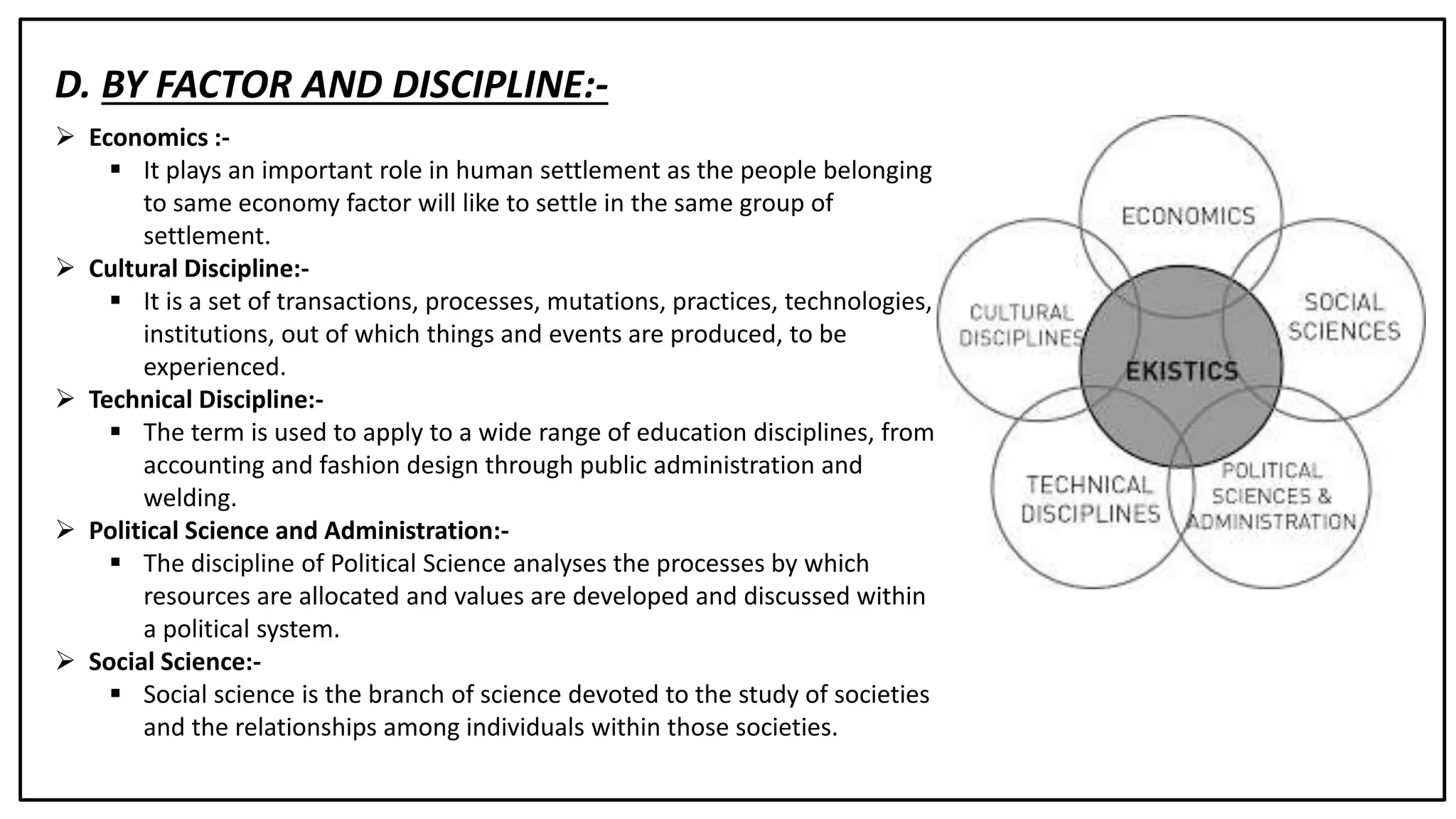 DOXIADIS (HUMAN SETTLEMENT AND PLANING) | PPTX