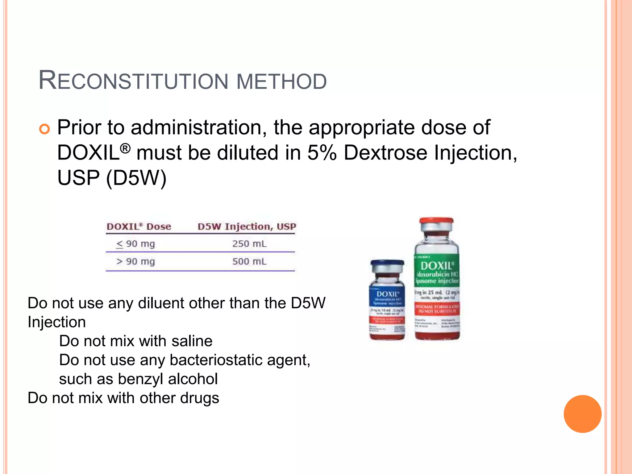 Doxil (doxorubicin) | PPTX