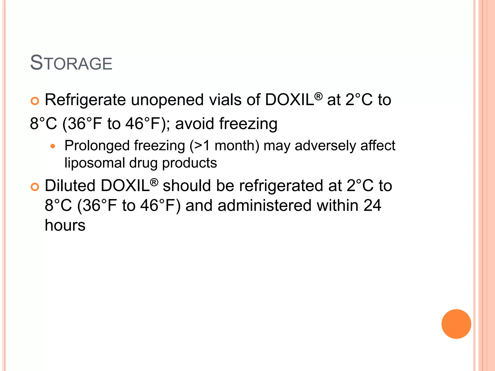 Doxil (doxorubicin) | PPTX