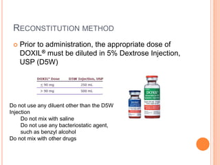 Doxil (doxorubicin) | PPTX