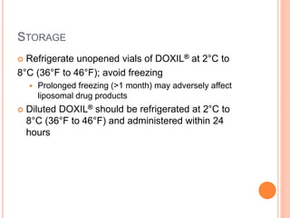 Doxil (doxorubicin) | PPTX