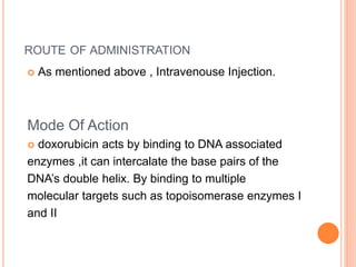 Doxil (doxorubicin) | PPTX