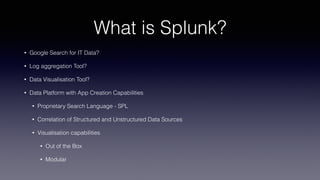 DOXLON November 2016 - Data Democratization Using Splunk | PPT