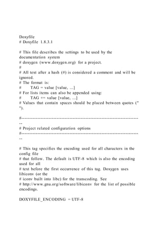 Doxyfile# Doxyfile 1.8.3.1# This file describes the settin | PDF