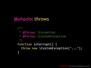 PHPDoc aka Doxygen standard | PDF | Programming Languages | Computing