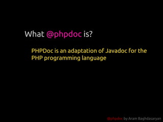 PHPDoc aka Doxygen standard | PDF | Programming Languages | Computing