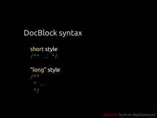 PHPDoc aka Doxygen standard | PDF | Programming Languages | Computing