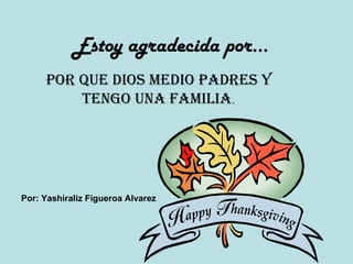 Doy Gracias Por | PPT
