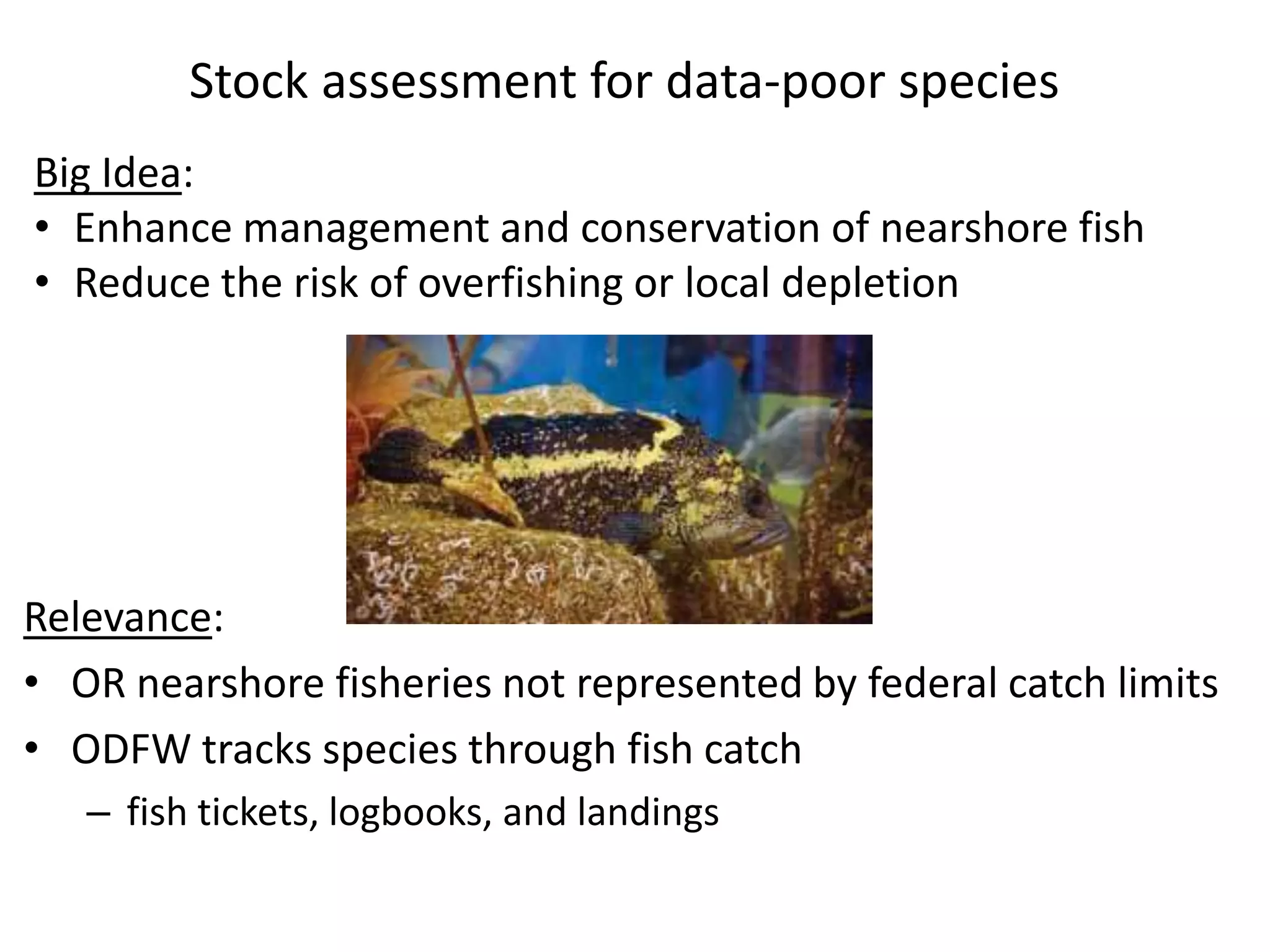 Two Fisheries projects | PPT