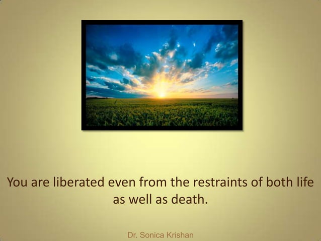 Do you feel liberated ? | PPT