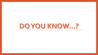 Do you know | PPT