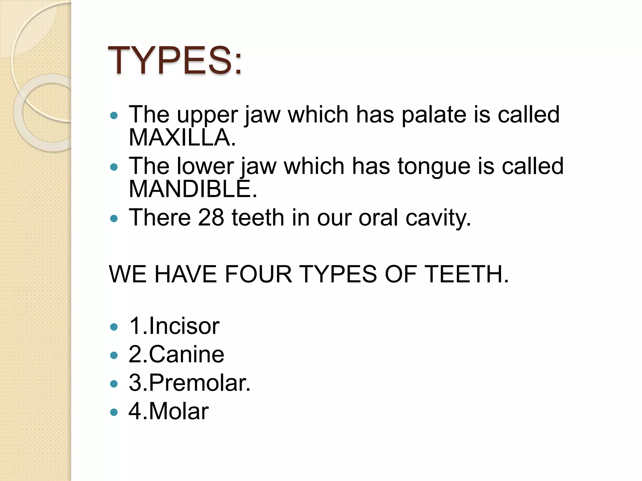 Do you know about your teeth | PPTX