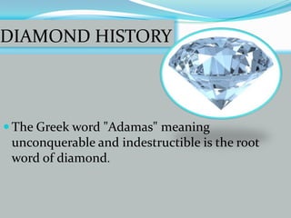 Do you know anything about diamonds? | PPSX