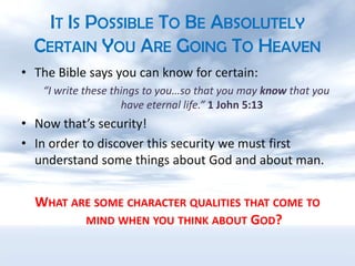 Do You Know For Certain? | PPTX