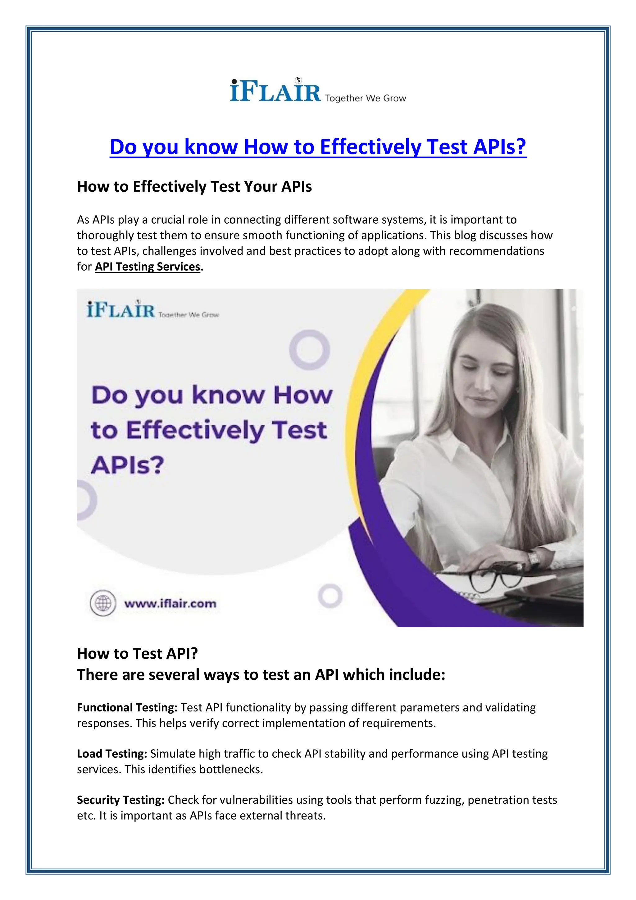 Do you know How to Effectively Test APIs.pdf