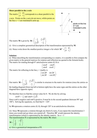 Do you know matrix transformations | PDF