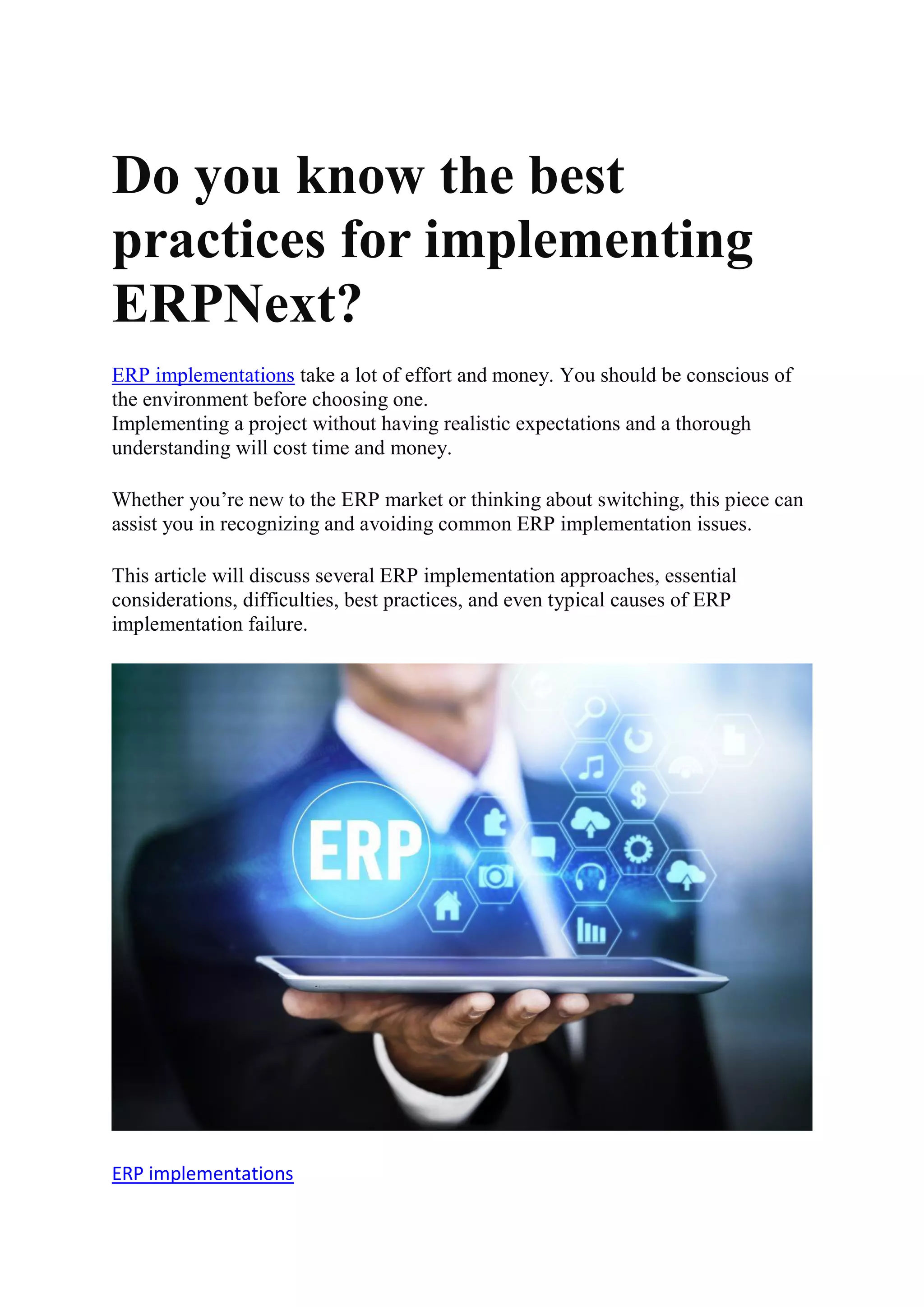 Do you know the best practices for implementing ERPNext (1).pdf