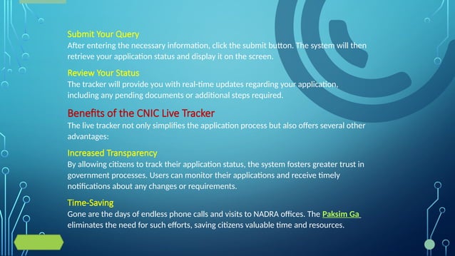 Do you know the CNIC Information System with Live Tracker.pptx
