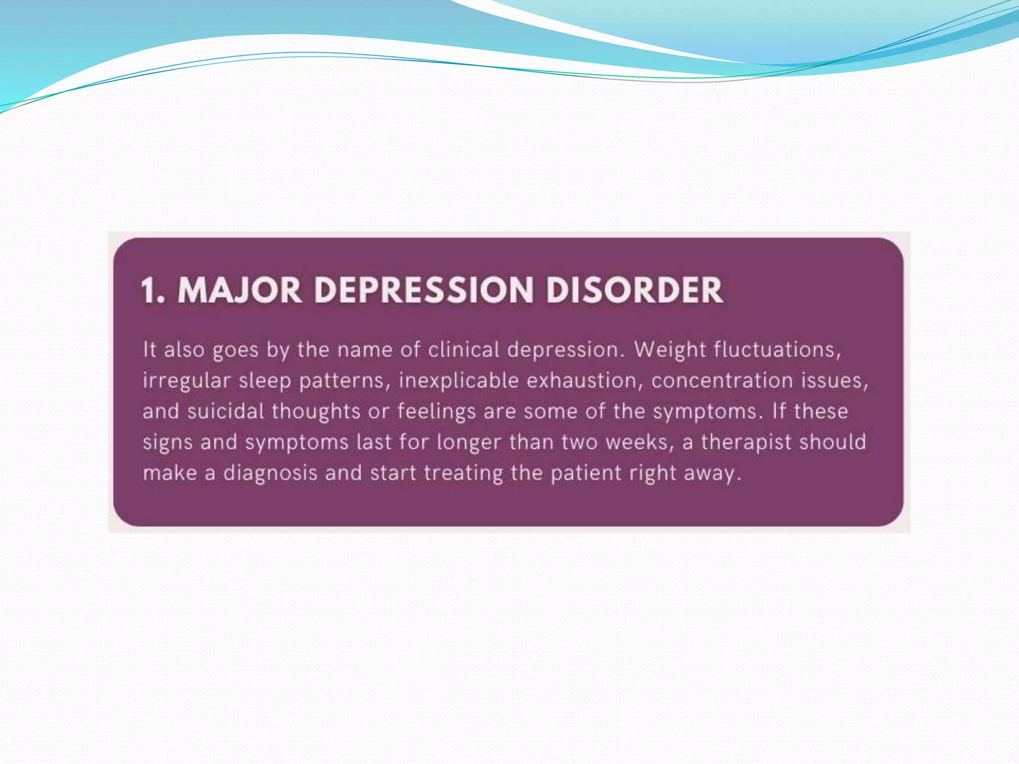 Do you know the Different Types of Depression - Mind Brain | PPTX
