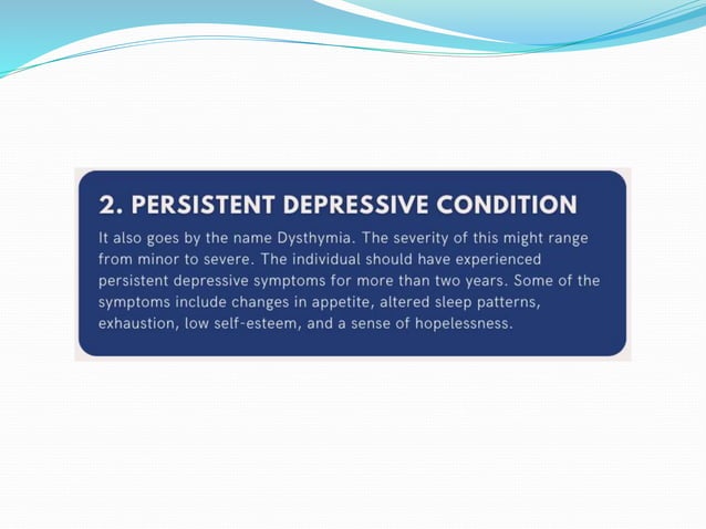 Do you know the Different Types of Depression - Mind Brain | PPTX