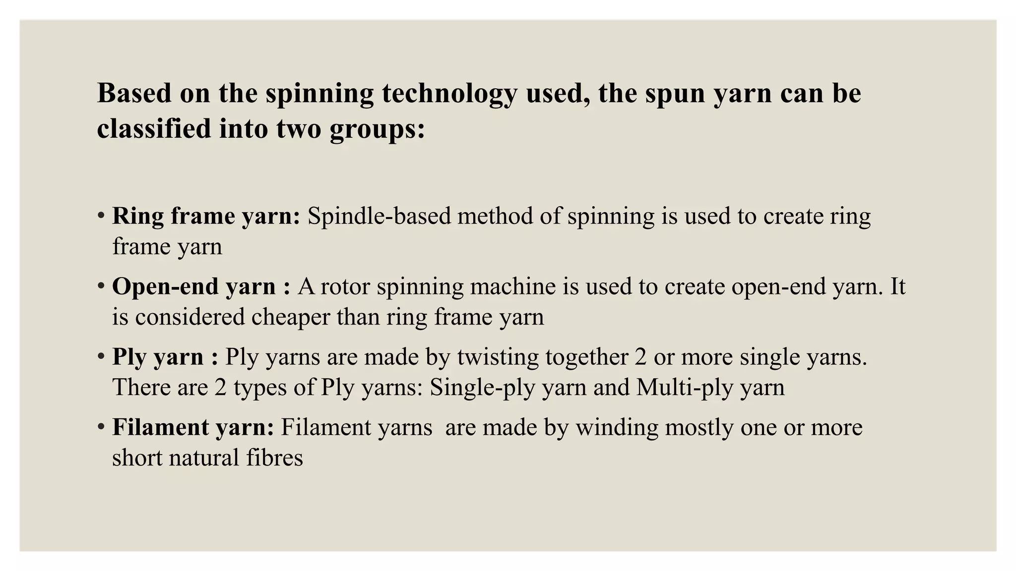 Do you know these facts about yarns.pptx | Needlework | Arts and Crafts