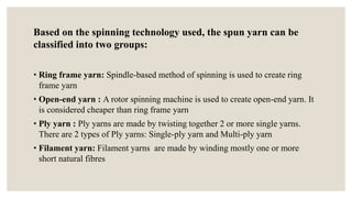 Do you know these facts about yarns.pptx | Needlework | Arts and Crafts
