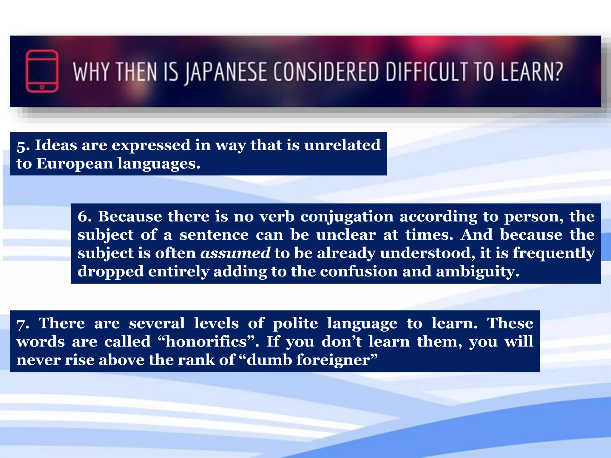 Do you know these interesting facts about japanese language | PPT ...