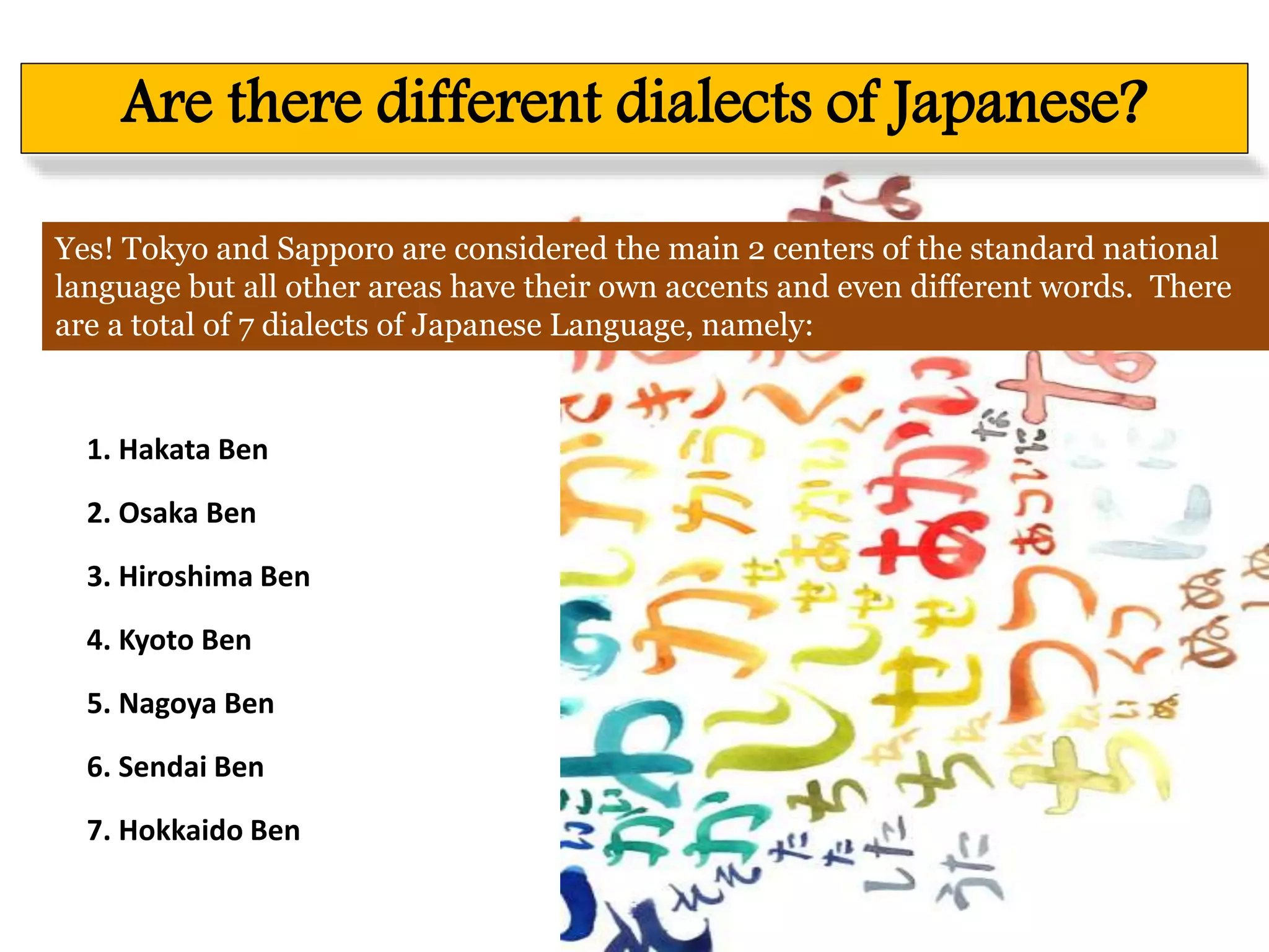 Do you know these interesting facts about japanese language | PPT
