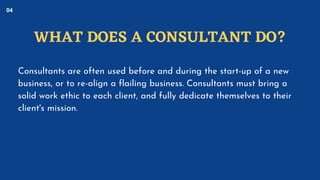 Do you know what is consultant actually do | PDF