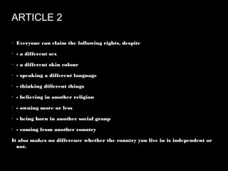 Do you know your basic human rights? | PPT