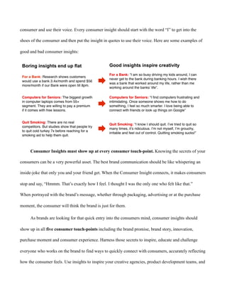 Do you know your consumer? | PDF