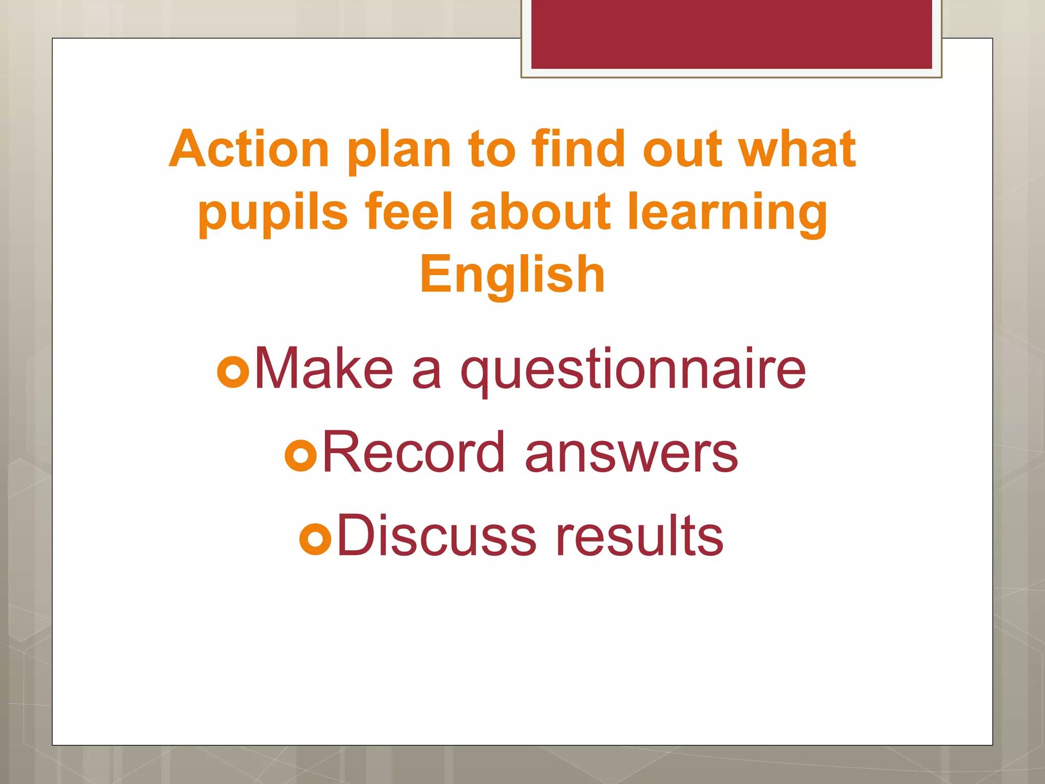 Do you like learning english? | PPT