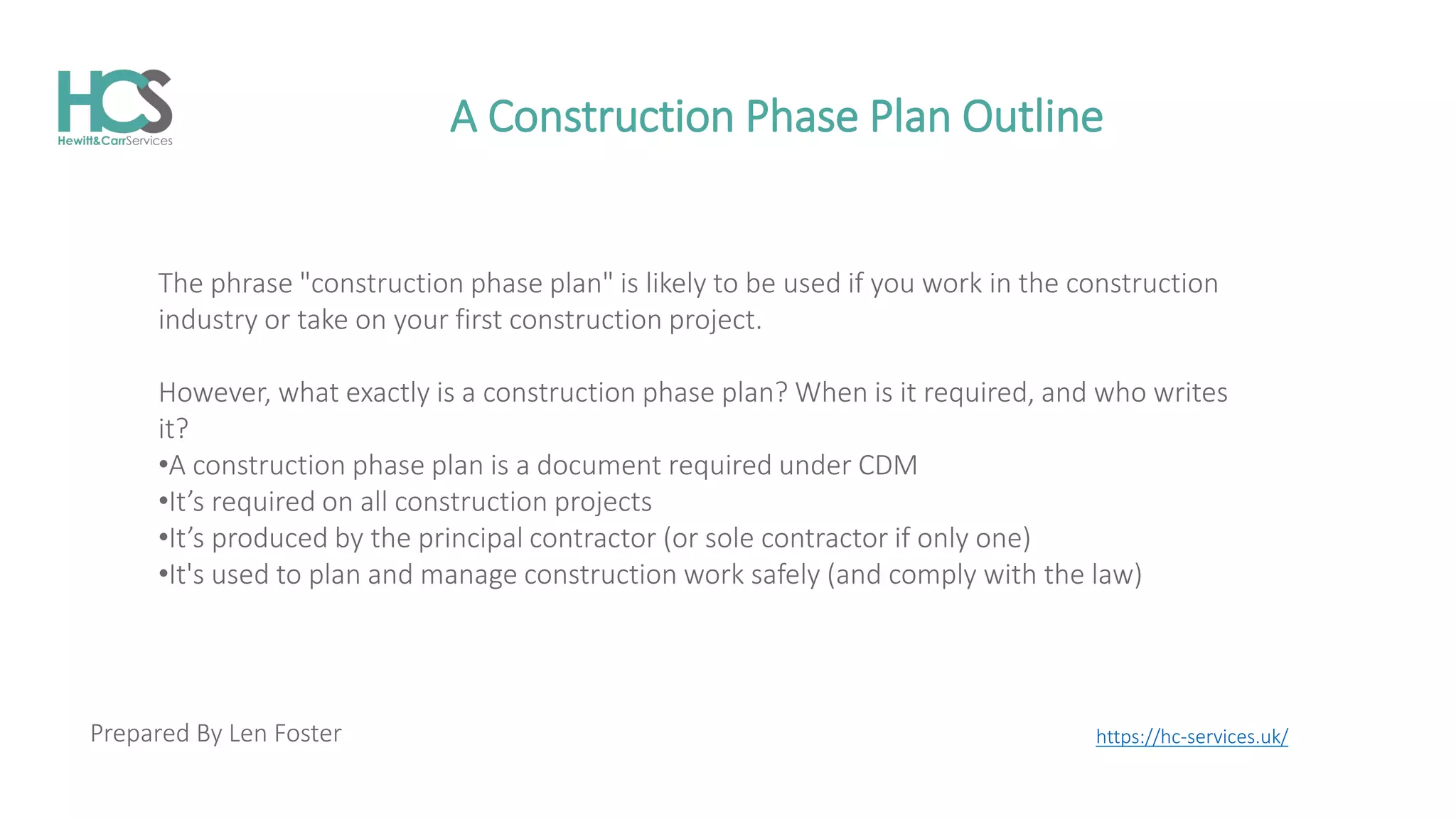 Do You Need A Construction Phase Plan | PPTX