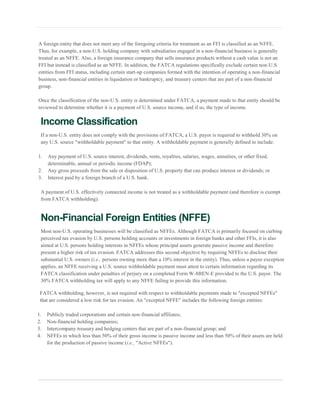 Do Your Withholding Processes Comply with FATCA? | PDF