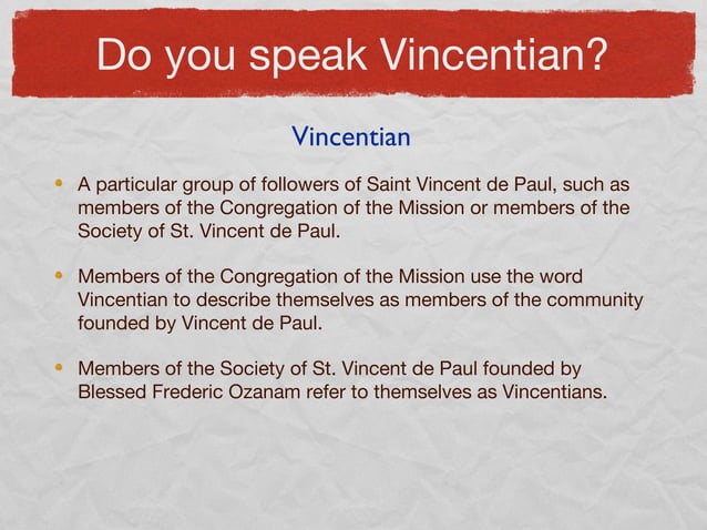 Do you speak Vincentian? | PPT