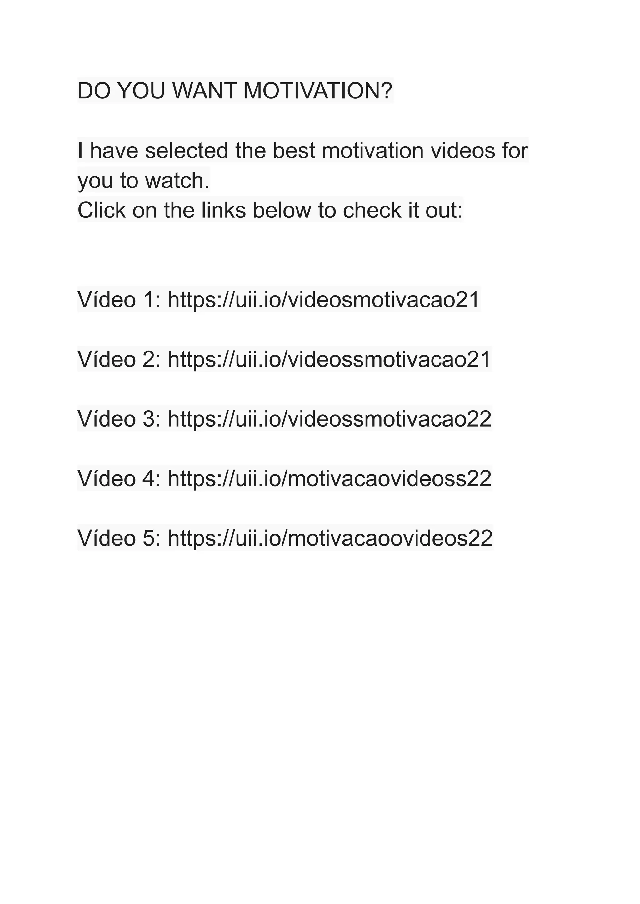 DO YOU WANT MOTIVATION | PDF