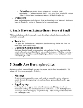 DO YOU WANT TO KNOW SOME SECRETS OF SNAIL LIFE..docx