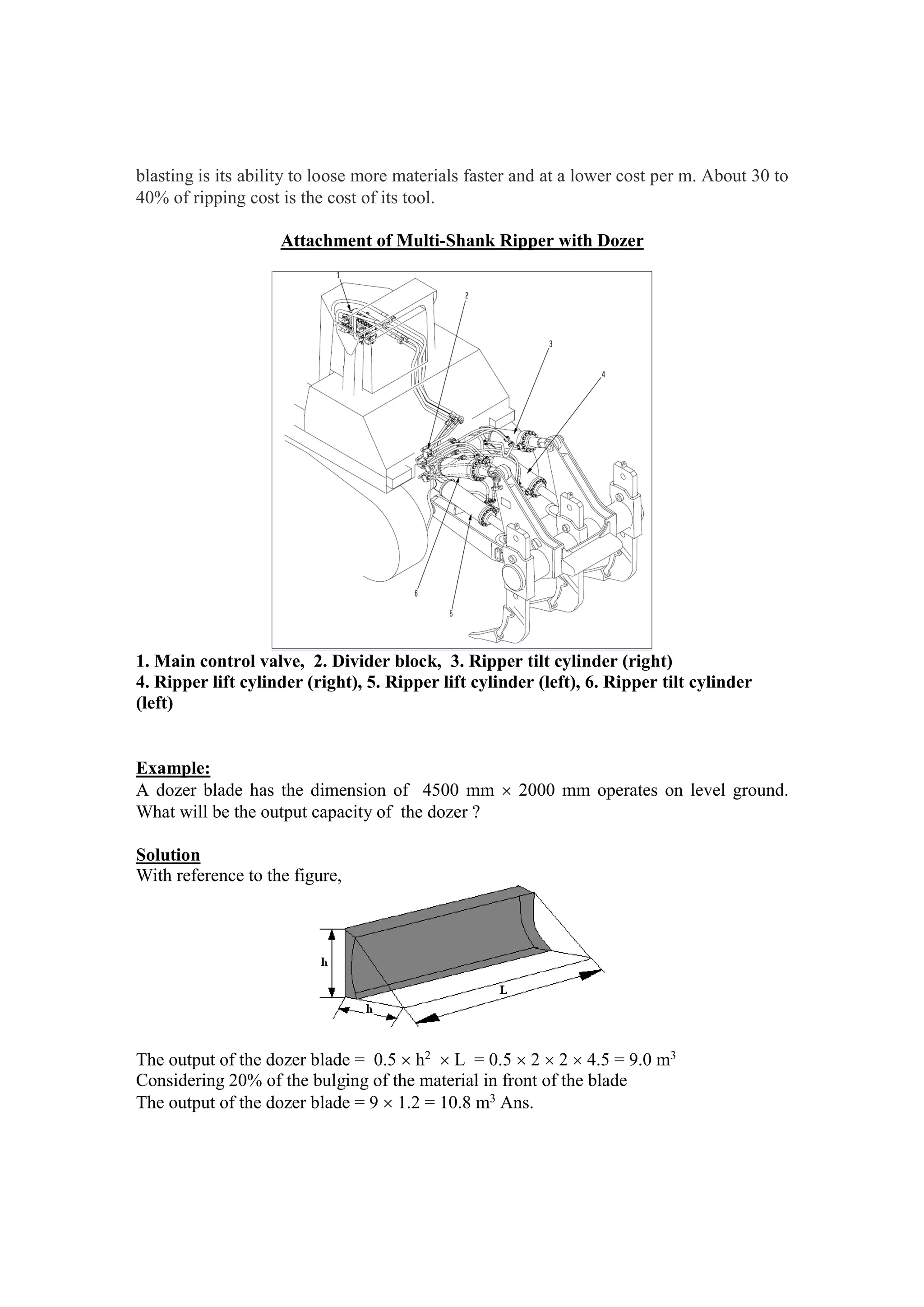 Dozer & ripper | PDF