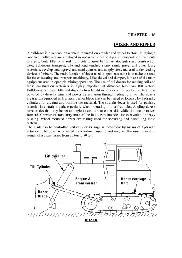 Dozer & ripper | PDF