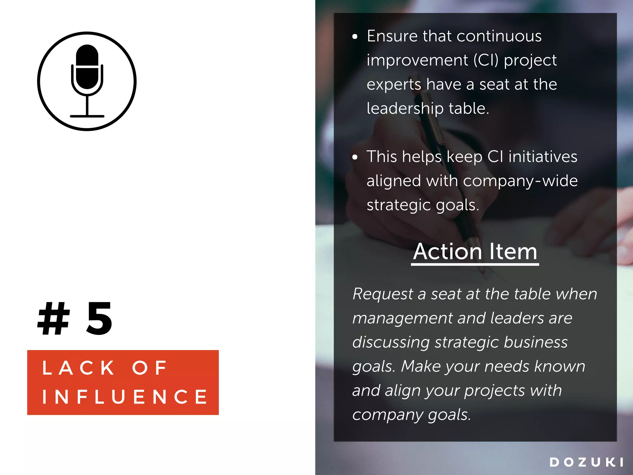 Top 5 Reasons Continuous Improvement Teams Fail | PDF