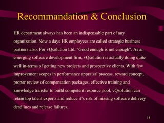 Human Resource Practices in Software Company Presentation | PPT
