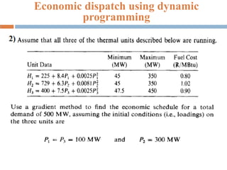 ELECTRICAL POWER SYSTEMS ECONOMICS | PPT