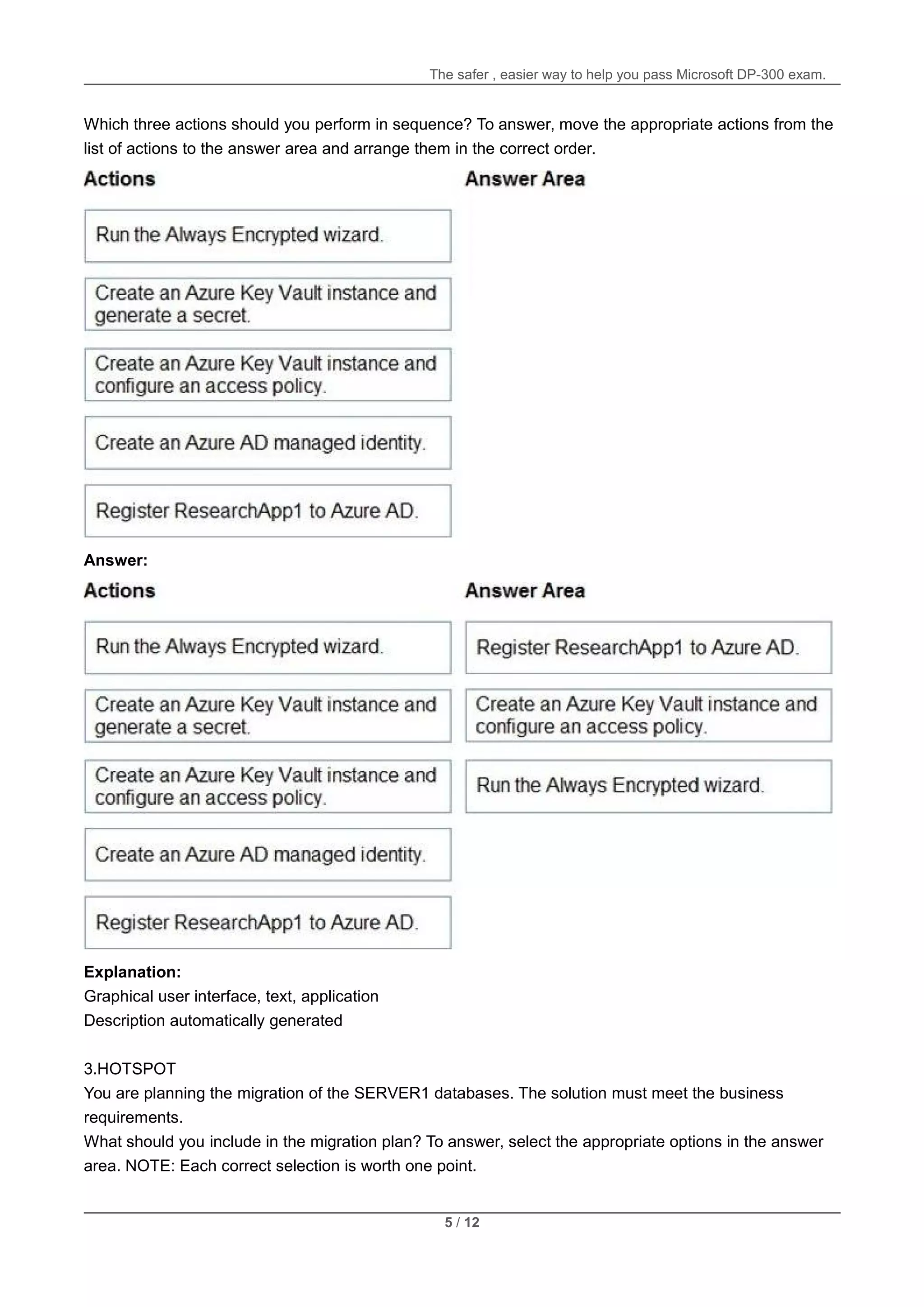 DP-300 Administering Microsoft Azure SQL Solutions Updated Dumps | PDF