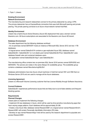 DP-300 Administering Microsoft Azure SQL Solutions Updated Dumps | PDF