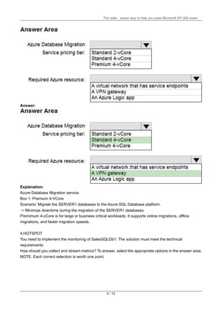 DP-300 Administering Microsoft Azure SQL Solutions Updated Dumps | PDF