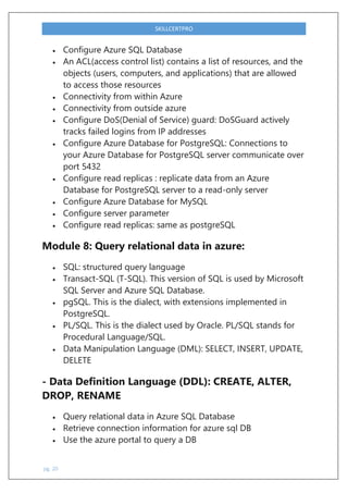 Microsoft Azure Cloud Master-Cheat-Sheet | PDF