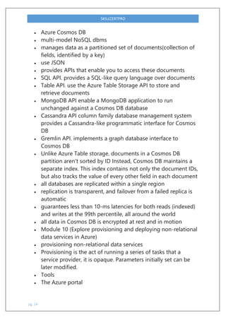 Microsoft Azure Cloud Master-Cheat-Sheet | PDF